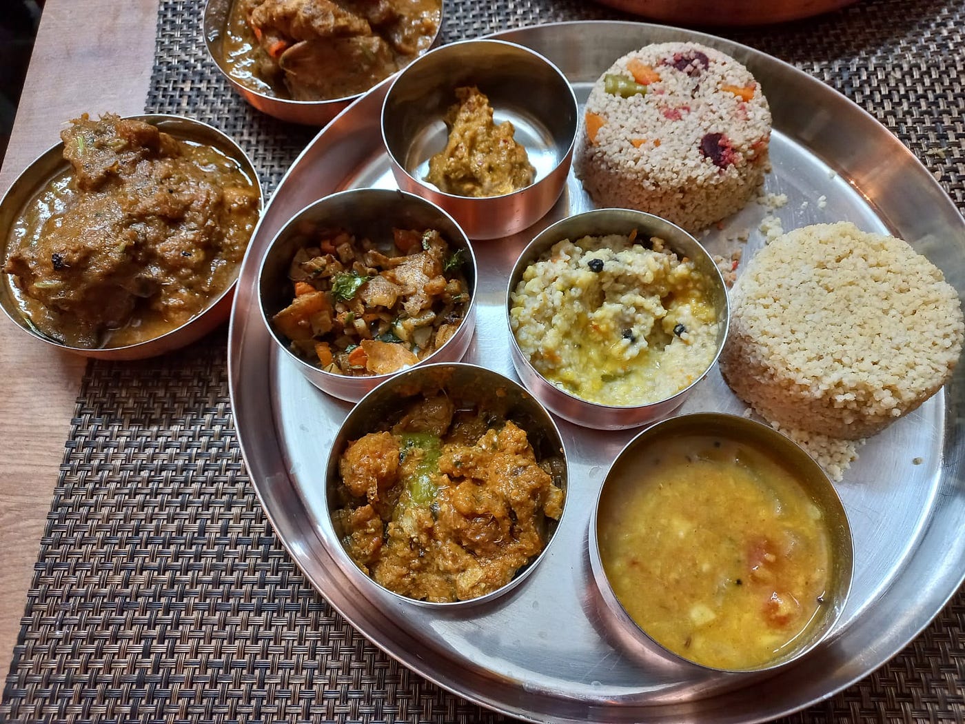 Indian Lunch Food Non Veg