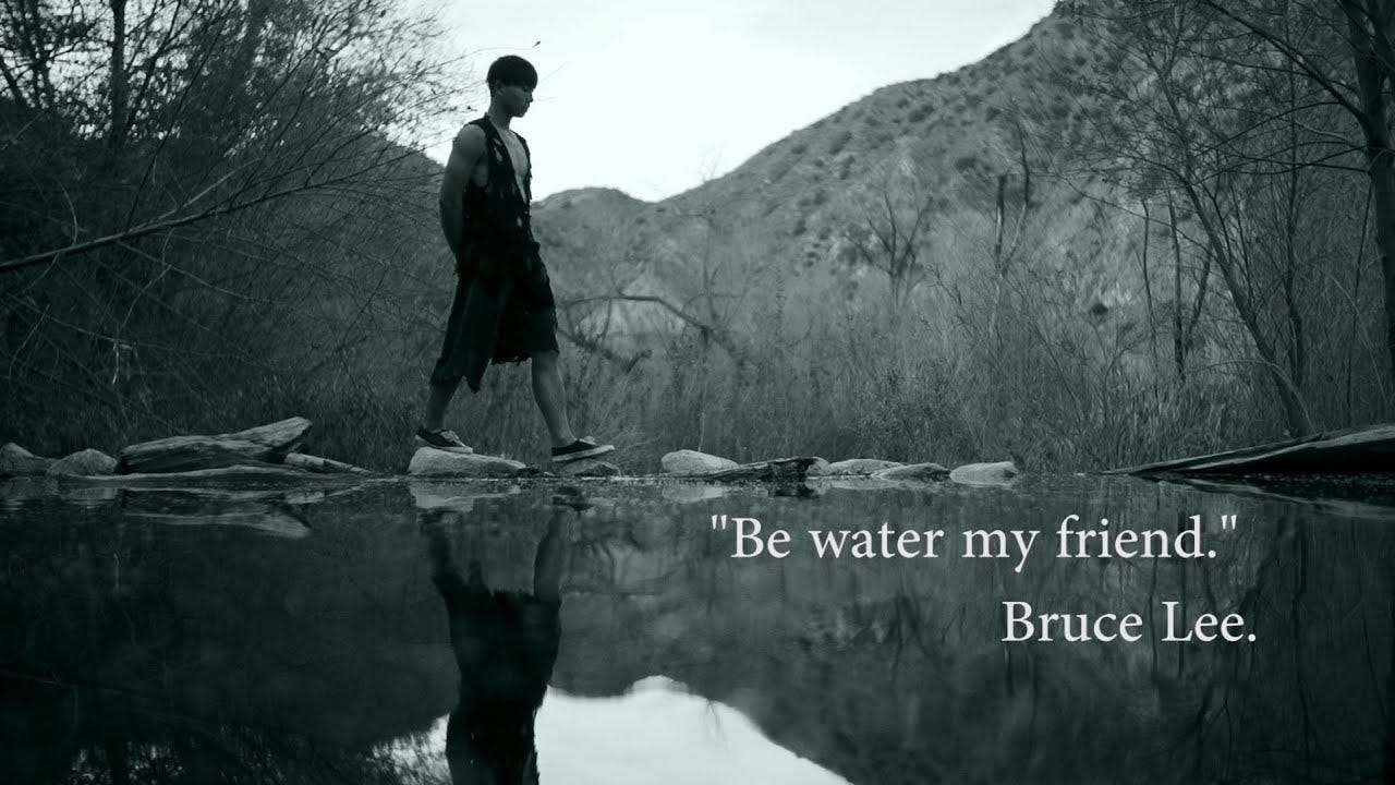 Bruce Lee Water Reflection Amazon.com: Be Water, My Friend: The