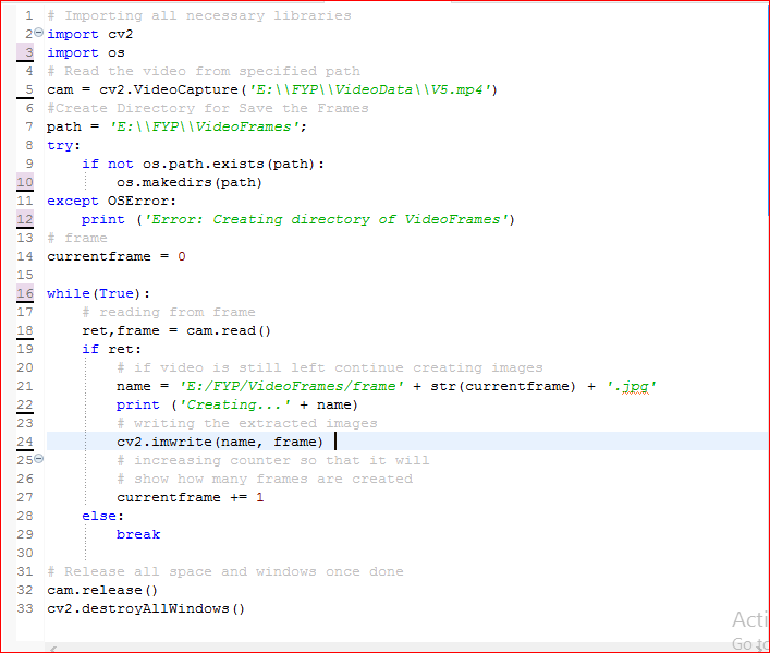Extracting Frames Fast From A Video Using Opencv And Extract Image