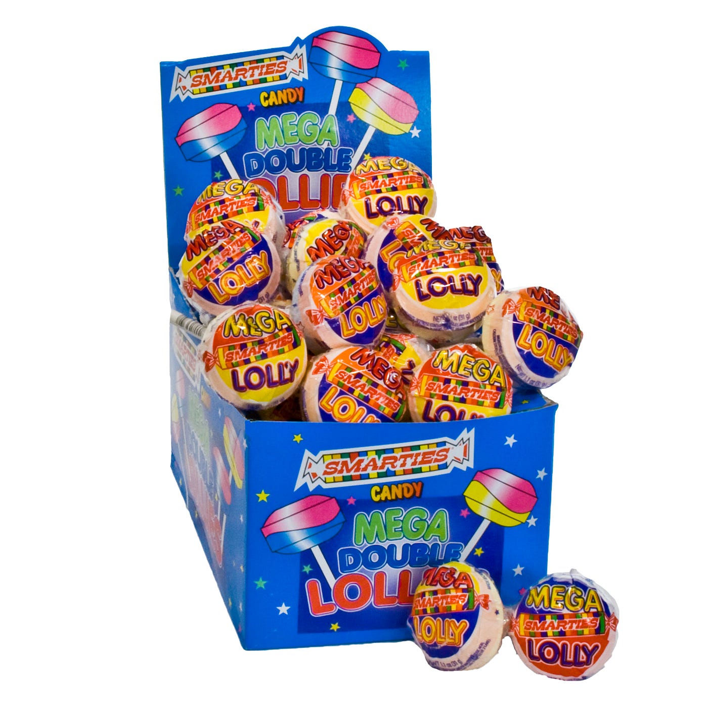 Smarties Mega Double Lollies Mega Double Lollies Sweets From The Uks