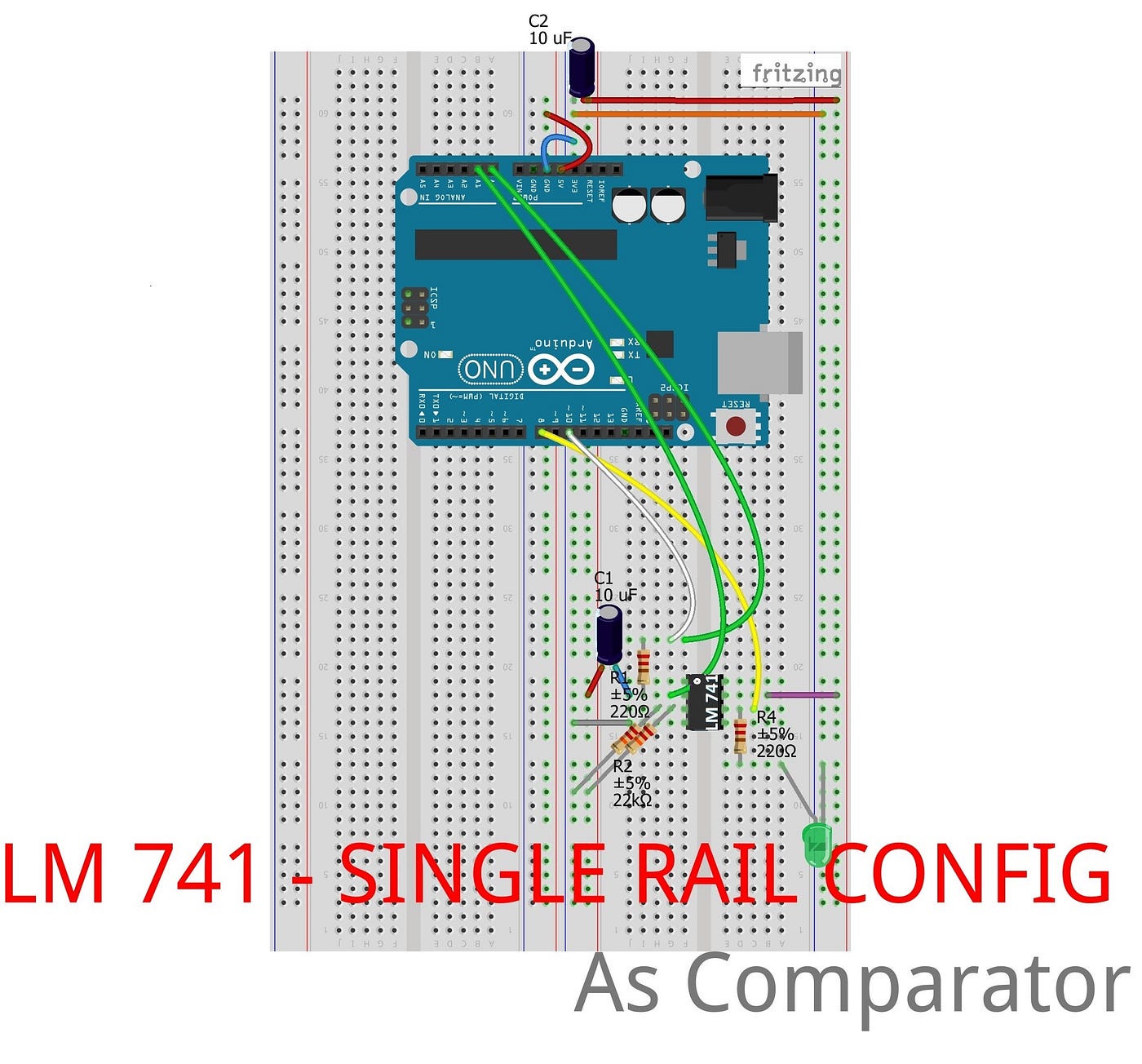 Lm741 Comparator Circuit Operational Amplifier LM741: Voltage