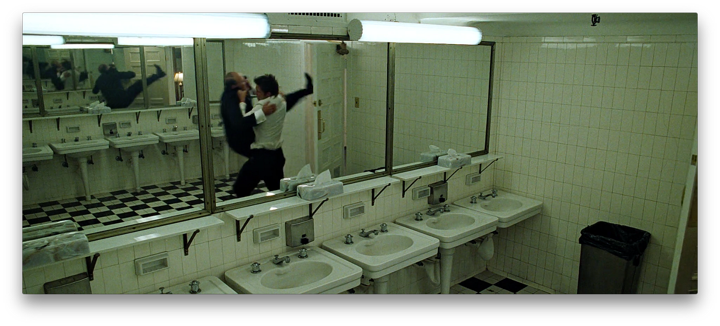 Fight Club Bathroom Scene Sunday Scene From The Movie Fight Club
