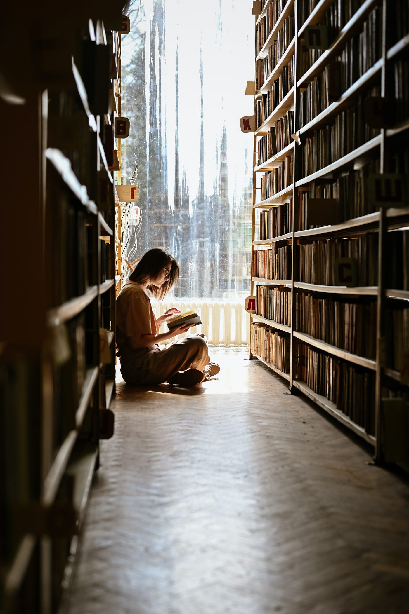 Girl Reading Tumblr