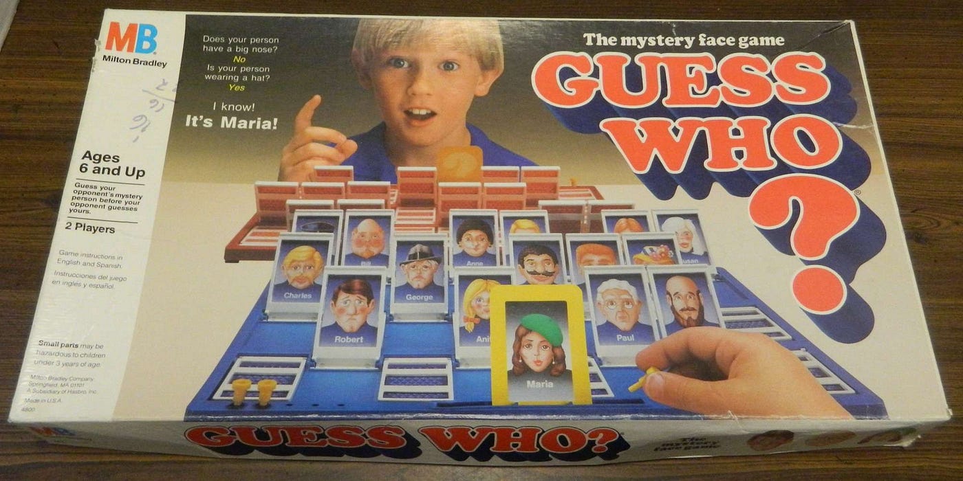 Guess Who Game Box