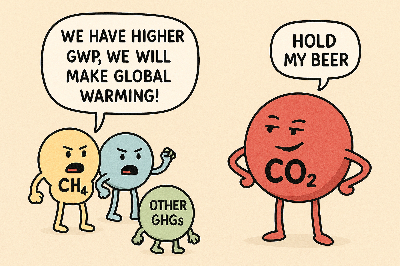 Carbon Dioxide Molecule Cartoon Covalent Bonding Is Where Atoms Share
