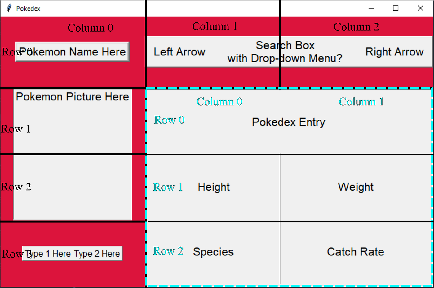 Blank Pokedex Entry