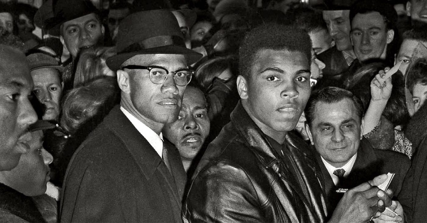Malcolm X And Muhammad Ali And Martin Luther King
