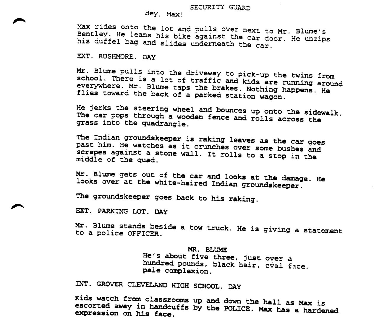 Summary Of The Movie Rushmore