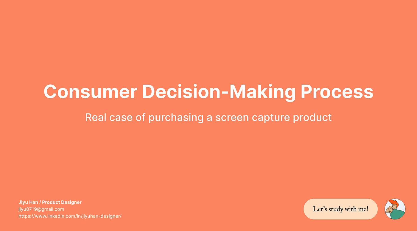 Consumer Decision Making Process Ppt