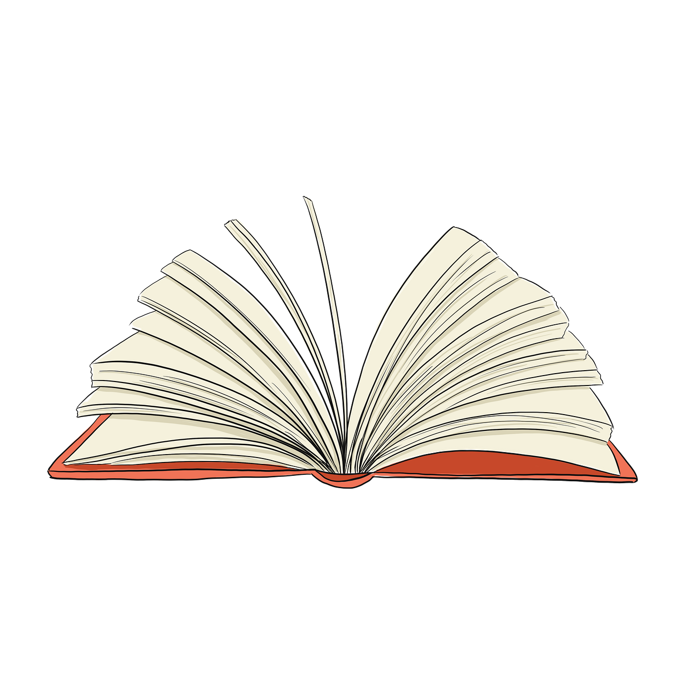 Someone Writing A Book Clipart