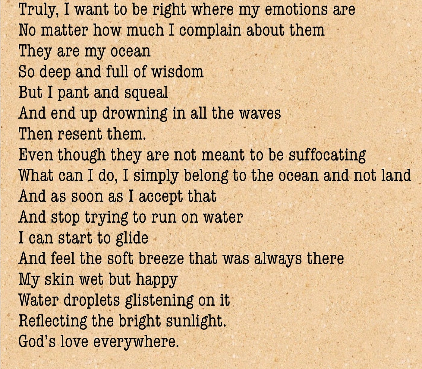 Feelings And Emotions Poems