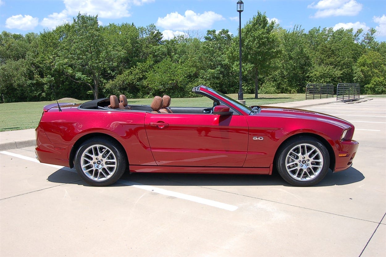 Ruby Red 2022 Mustang Convertible