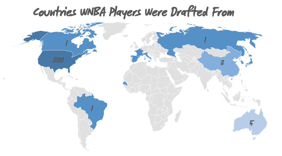 Wnba Team Map
