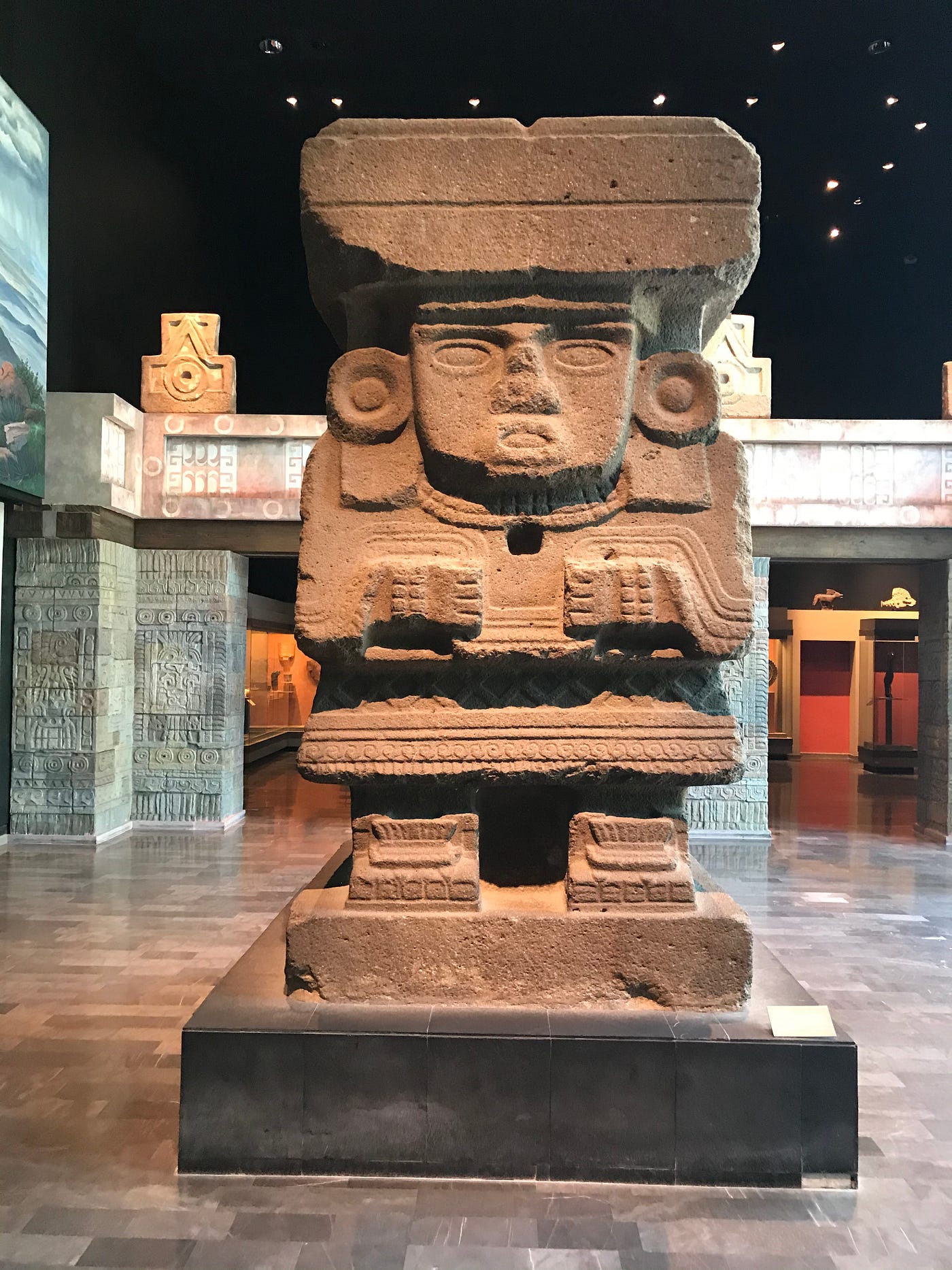 Aztec Pyramid Of The Moon Blasts Energy Vortex From Apex