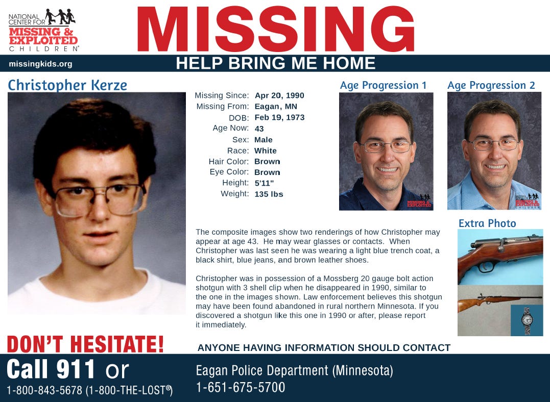 Age Progression Missing Children