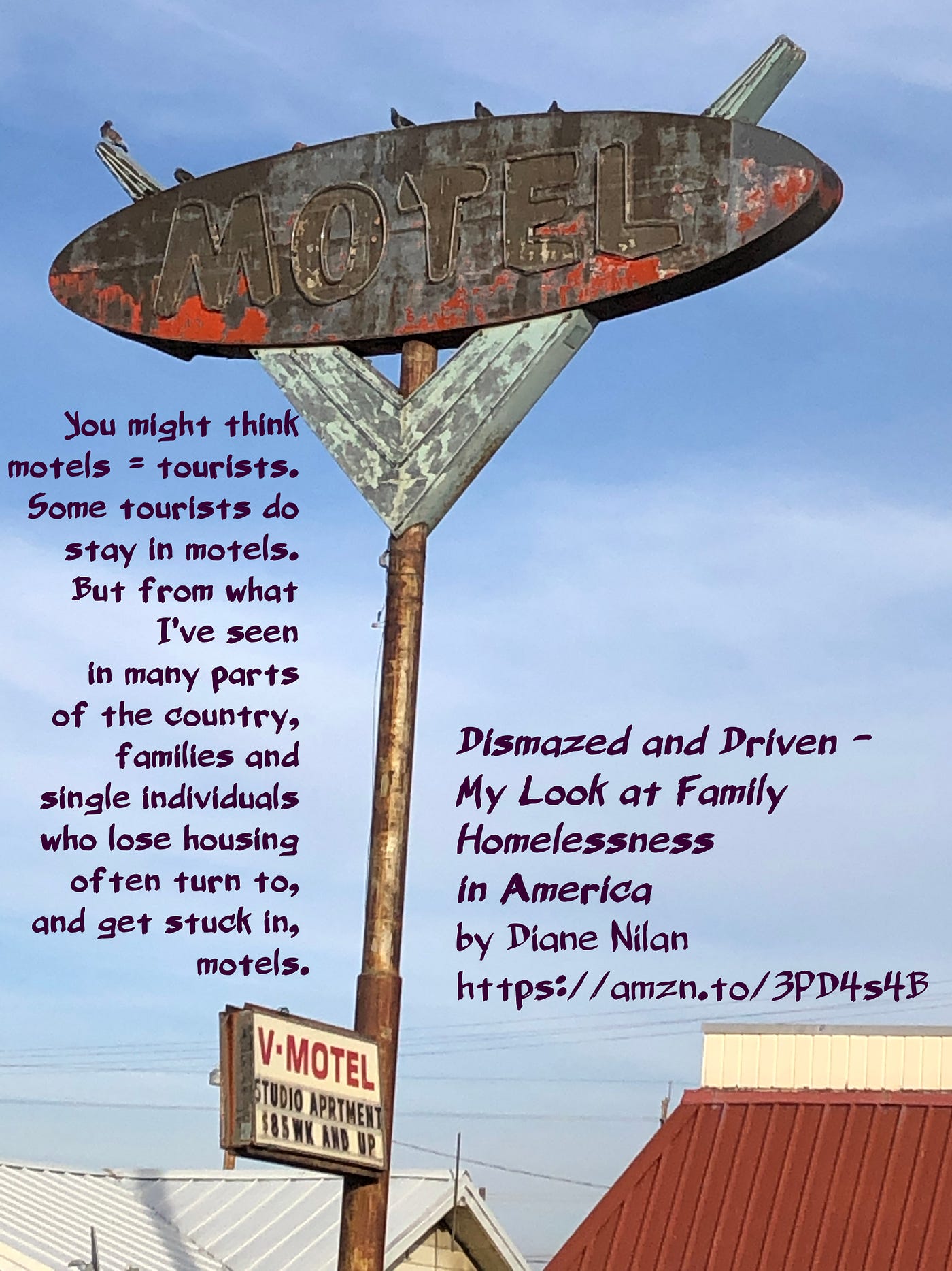 Homeless Family Sign