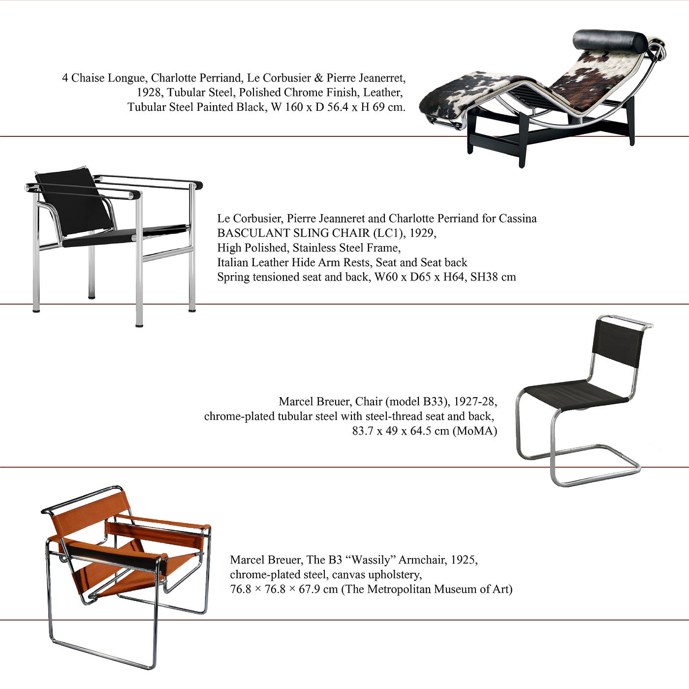Walter Gropius Furniture Characteristics Design Trend: The Bauhaus