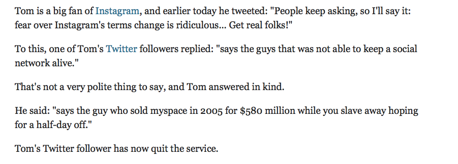 Myspace Tom Twitter