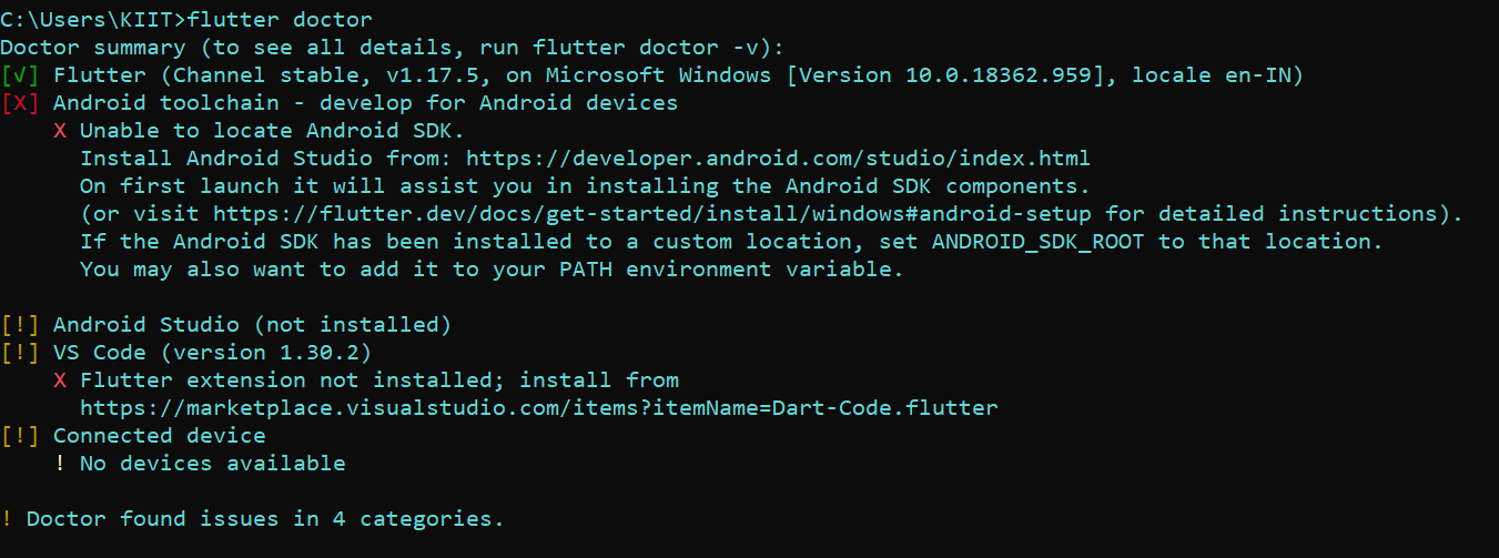 Vscode Flutter Android Studio Development Environment Windows How To
