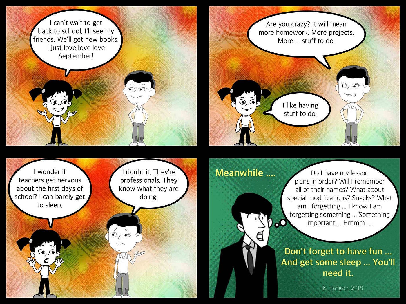 Lesson Planning Comic