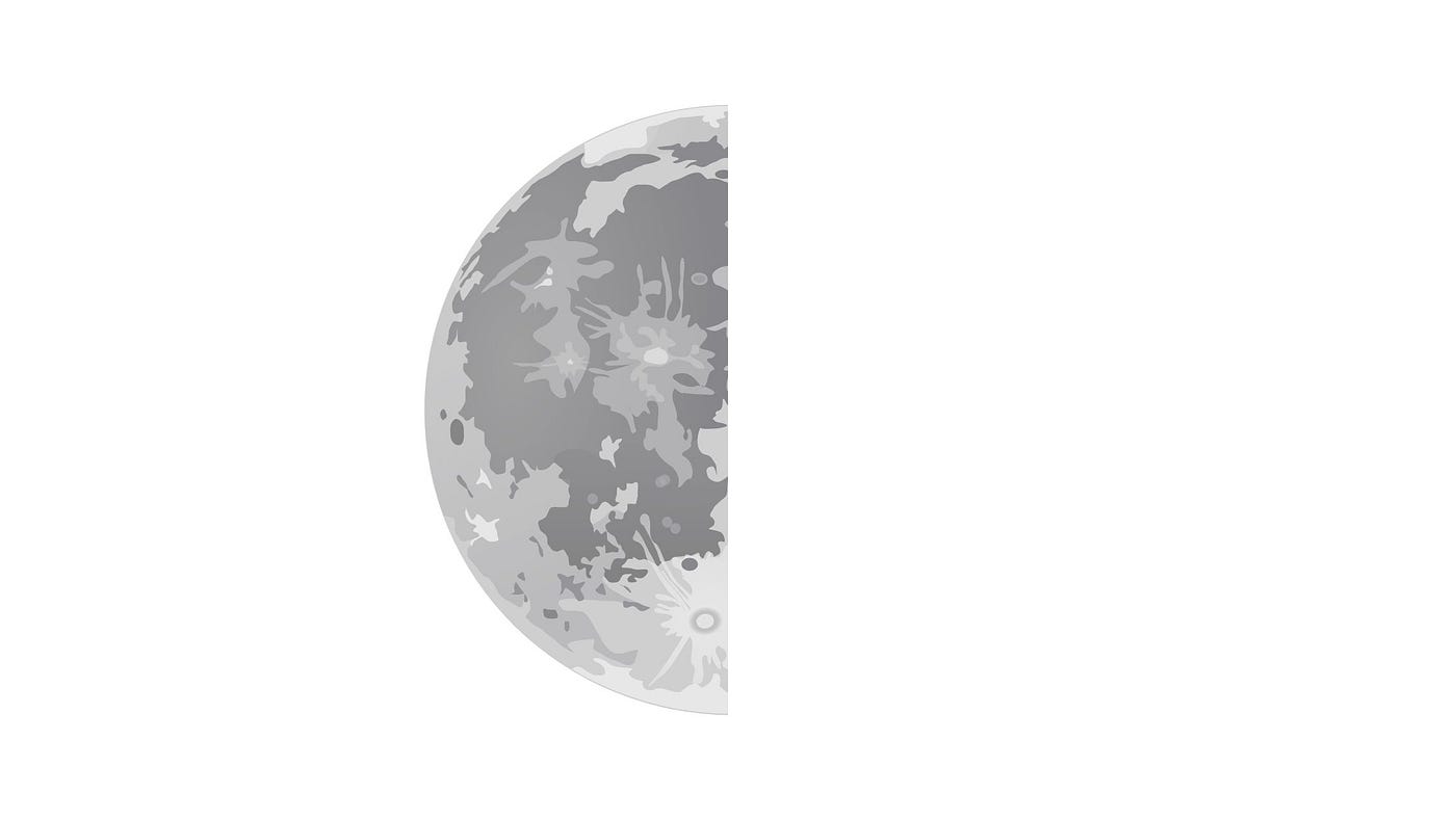 Last Quarter Moon Clipart