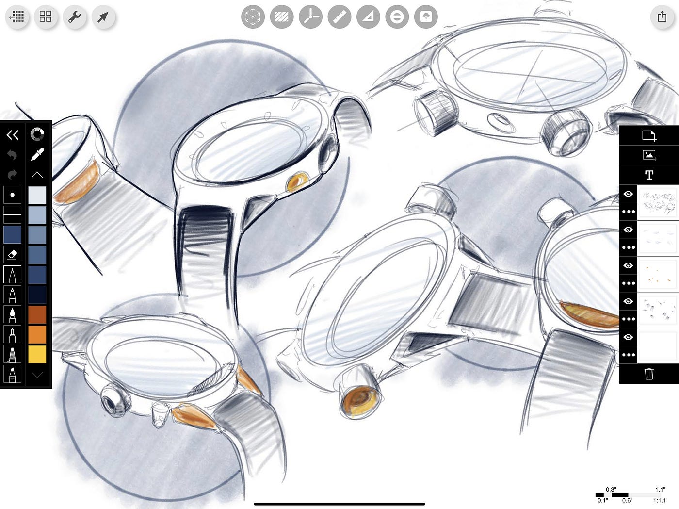 Industrial Design Sketches
