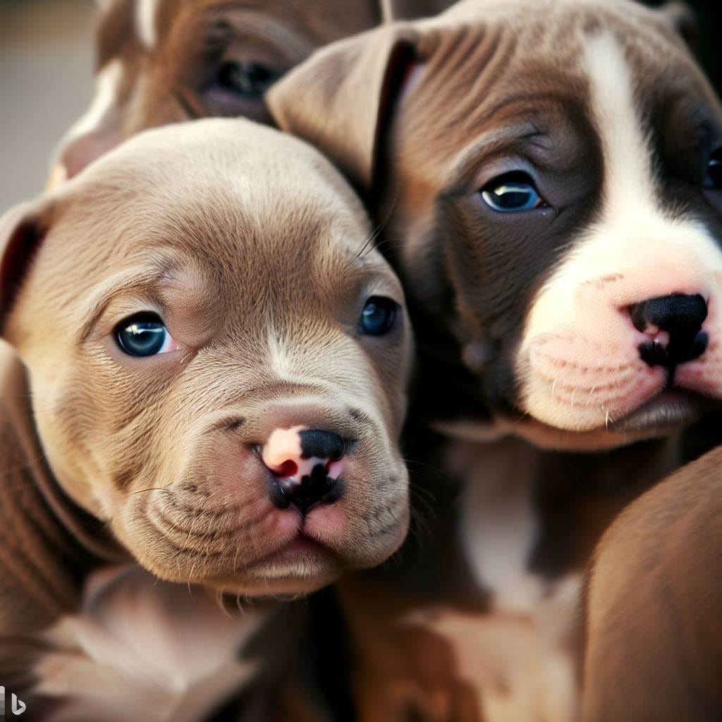 Brown Pitbull Puppies