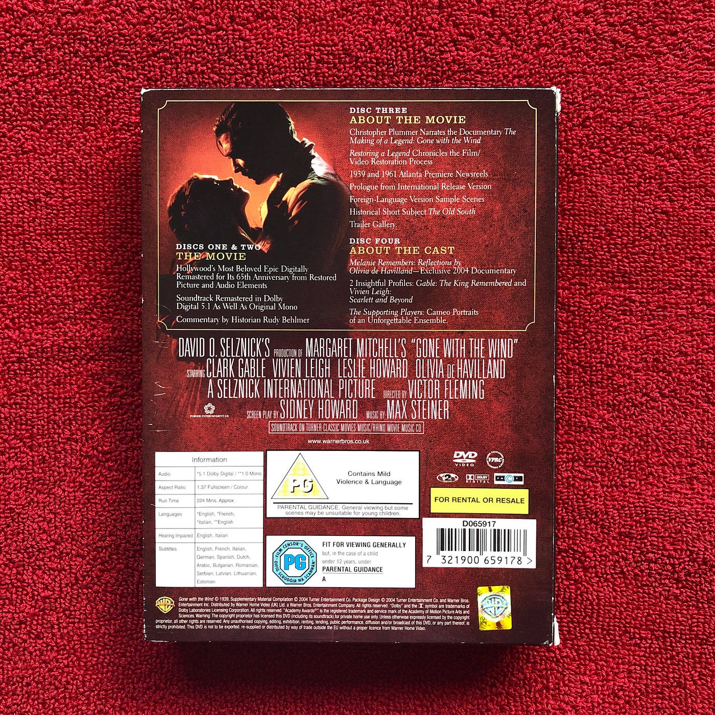 Gone With The Wind Dvd Cover