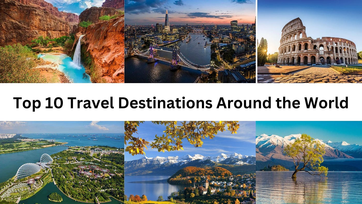 Top 10 Travel Destinations Places To Visit Around The World