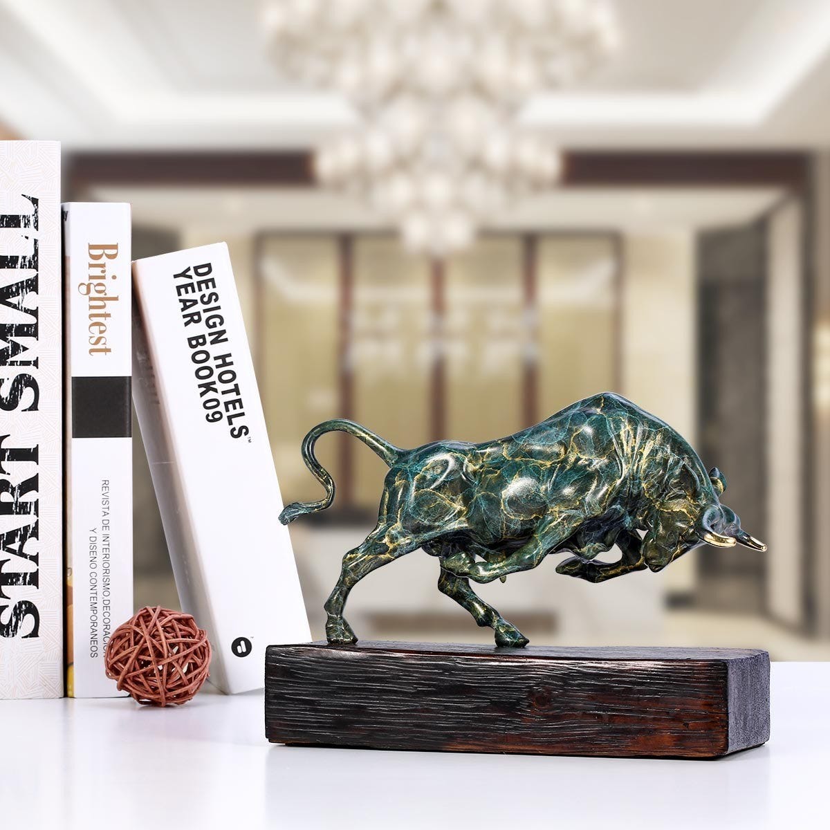 Wall Street Bull Desktop Statue Cutfouwe Wall Street Bull Sculpture