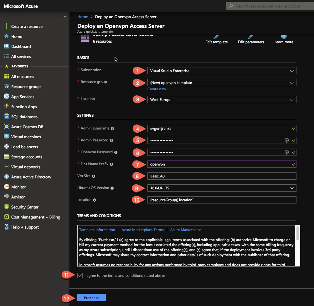 Openvpn Setup Azure