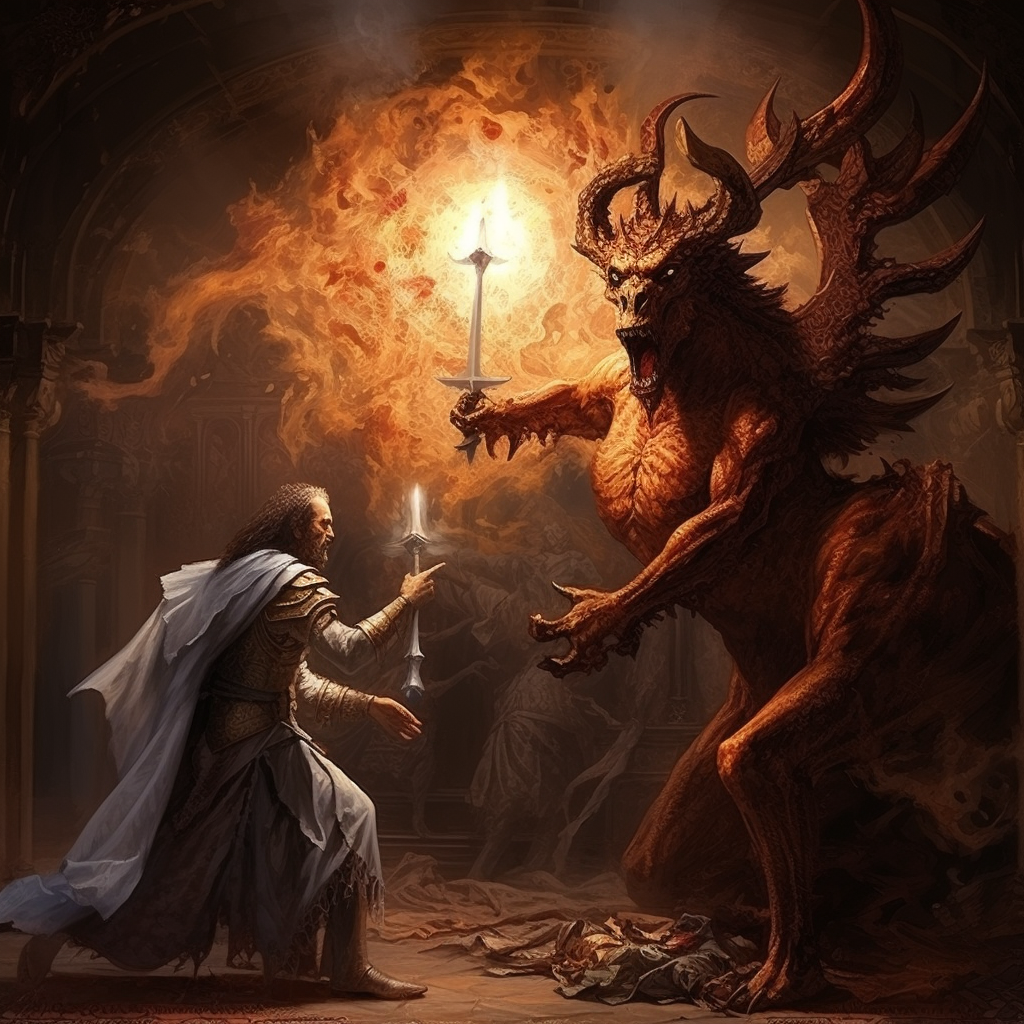 Battle Between Angels And Demons