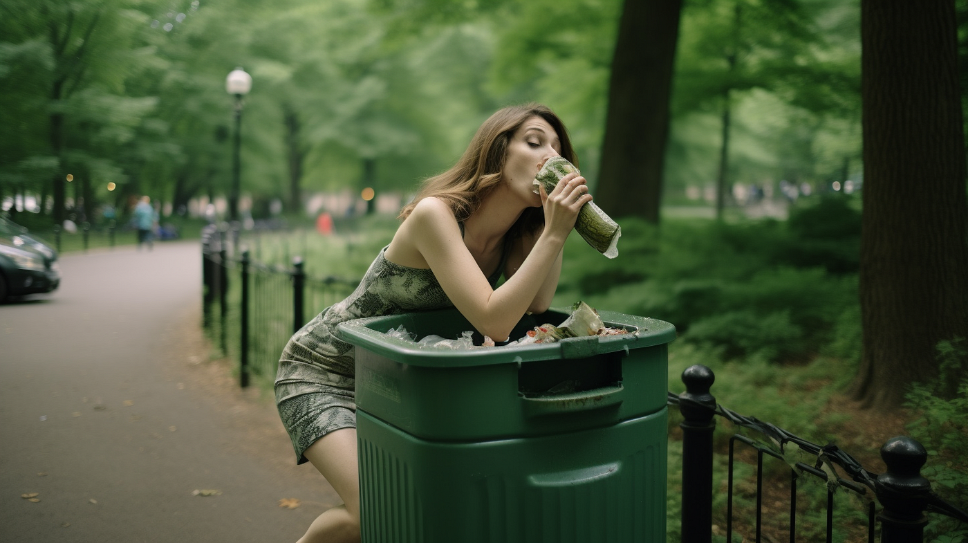 Girl Take Out The Trash