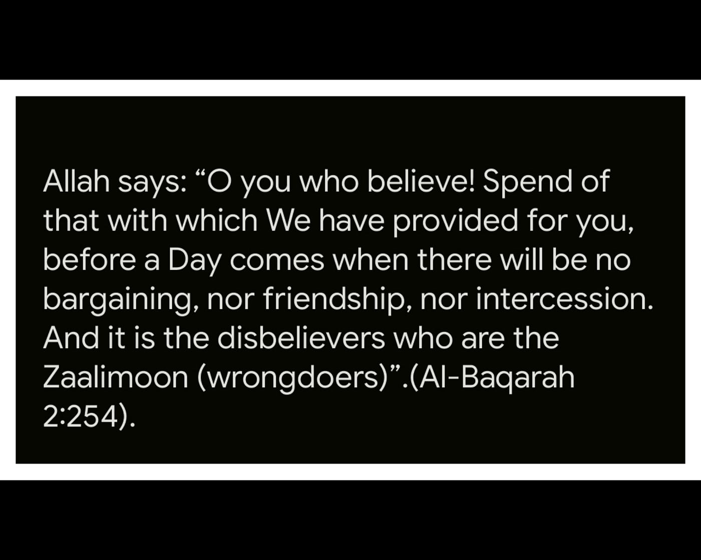Being Generous In Islam