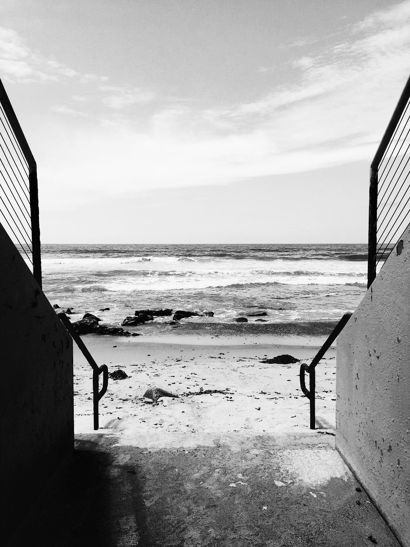 Black And White Photography Beach Scenes