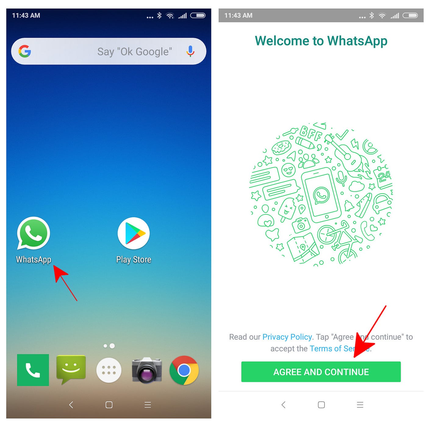 Whatsapp Android Contacts