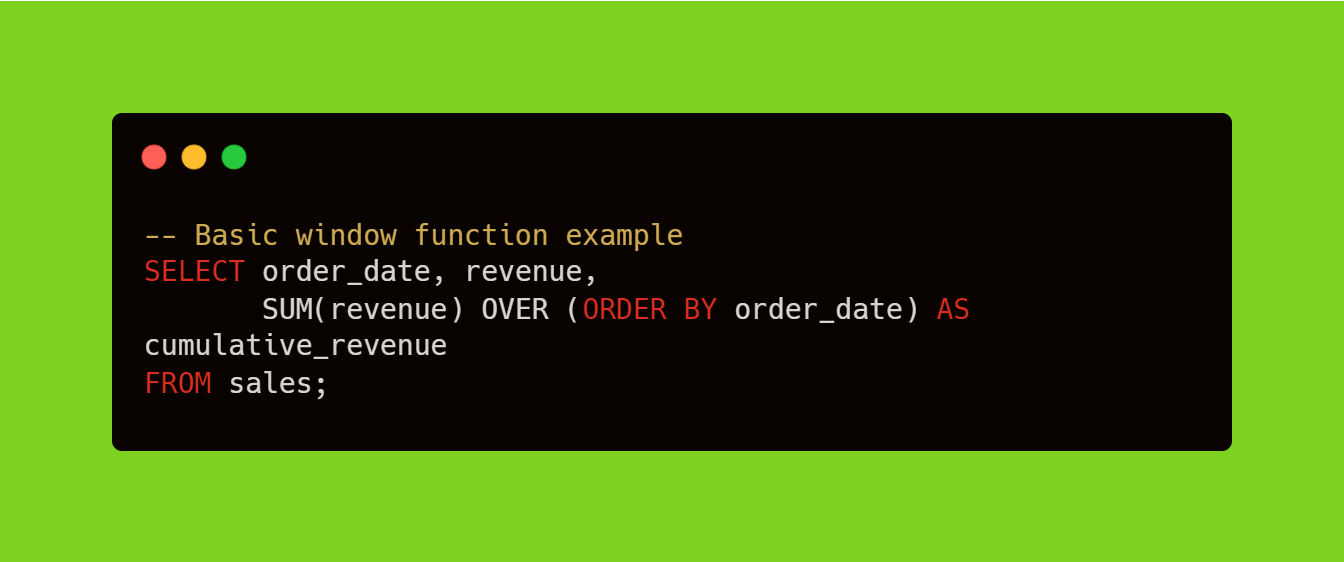 Function Window Frame