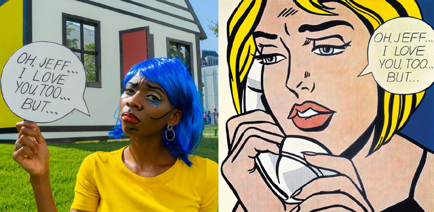 Roy Lichtenstein Oh Jeff I Love You Too But Costume