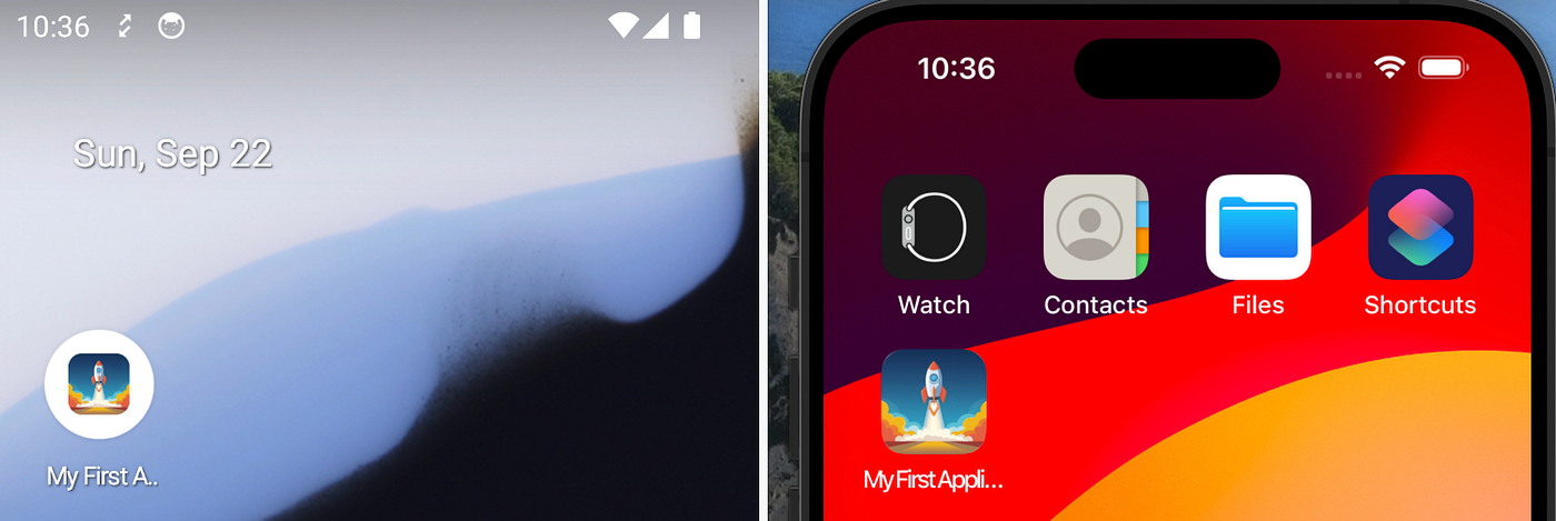 Flutter Update Name And Icon Nstack