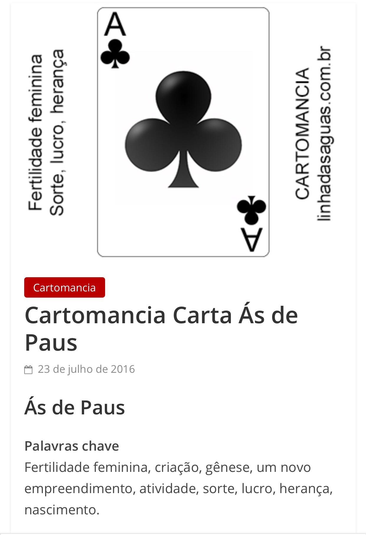 Carta Do As De Paus Ás De Paus E Seu Significado No Tarot | WeMystic
