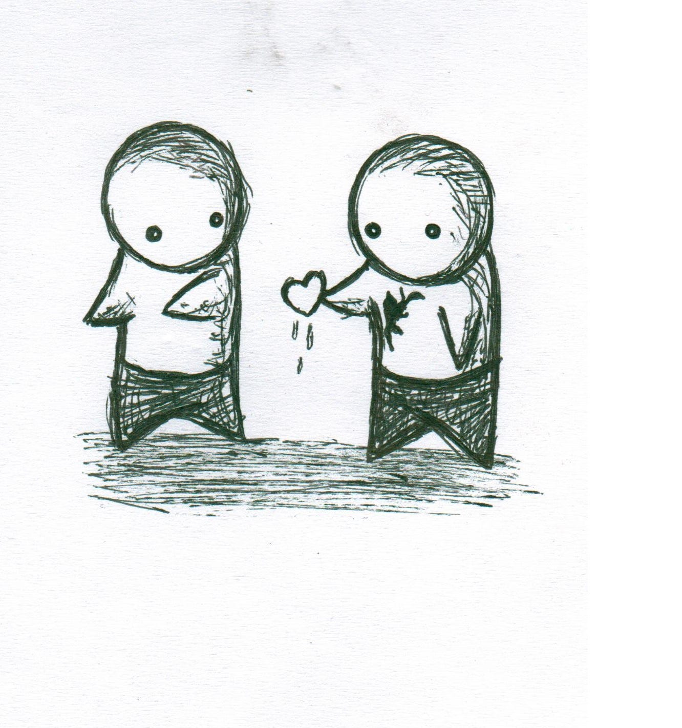 I Give You My Heart Drawing