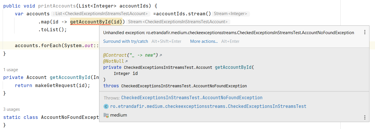 Sneakythrows Lambda Java Lombok Not Working With Intellij Stack