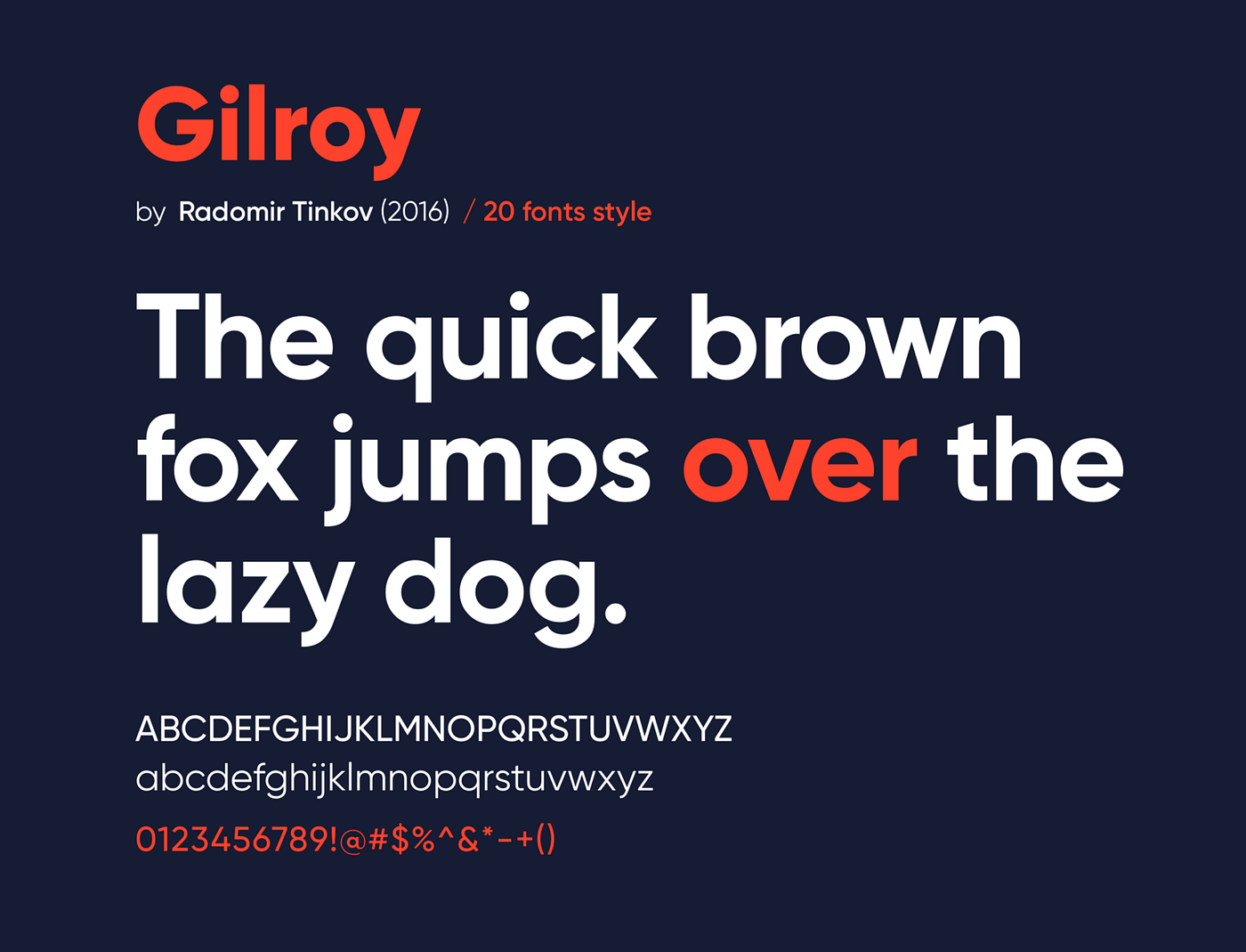 Font Style List