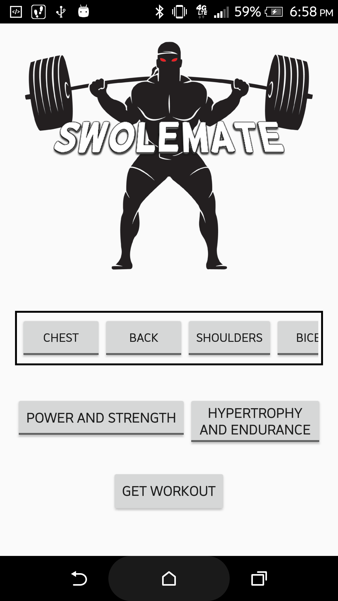 Swolemate Application