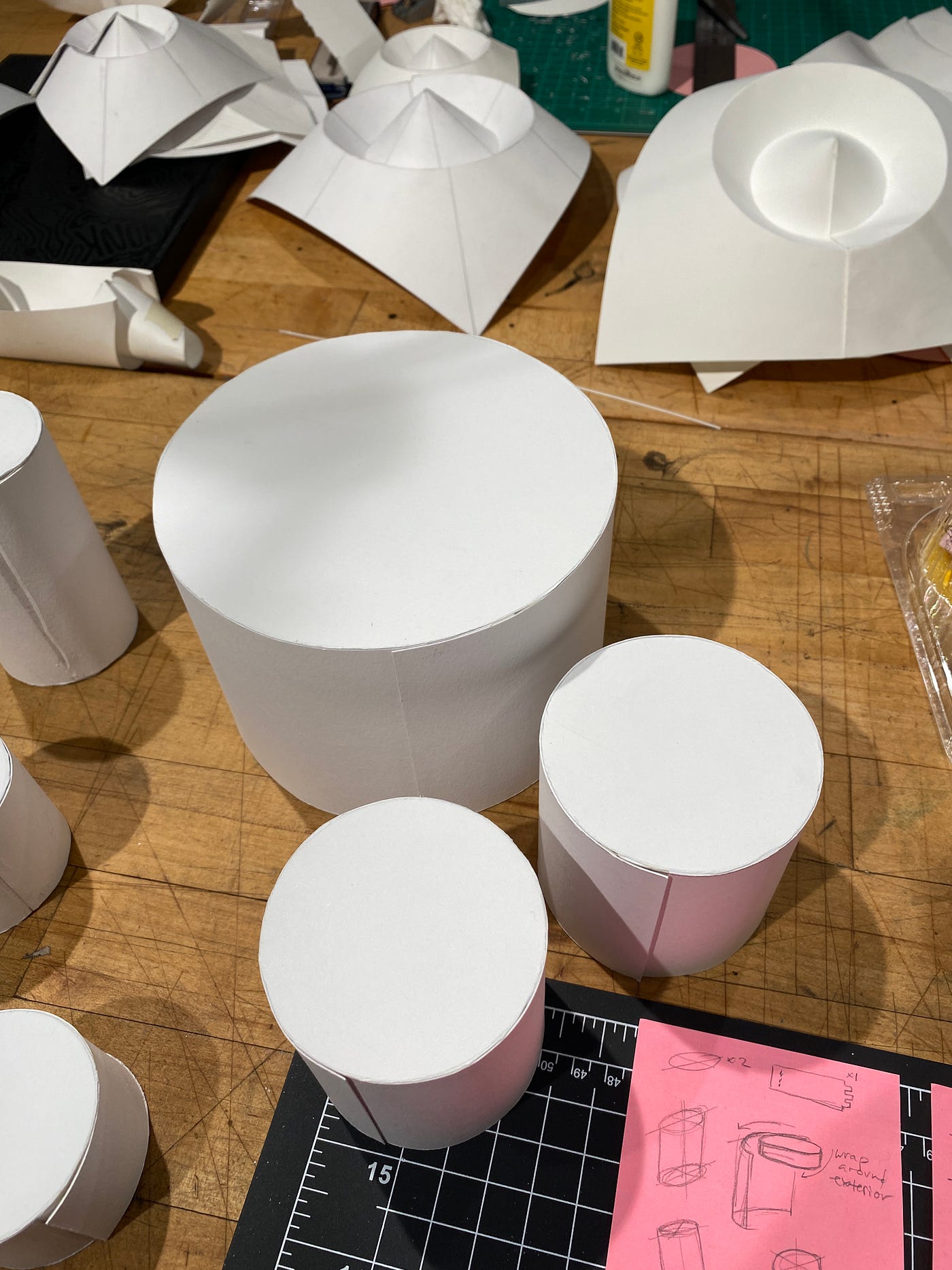 3d Paper Cylinder Template