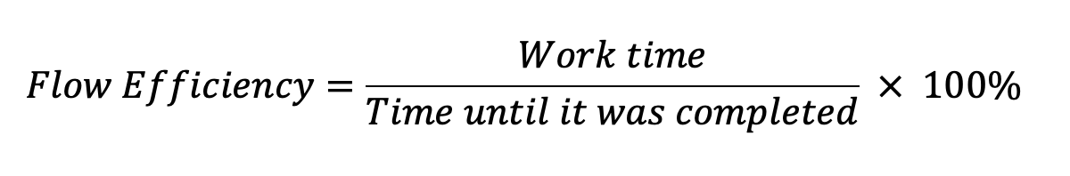 Work Efficiency Formula