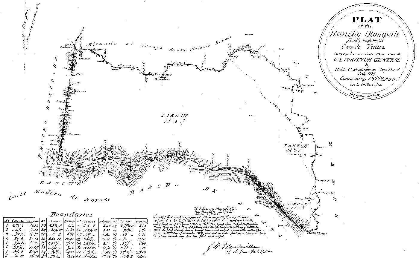 Marin County Spanish Land Grants