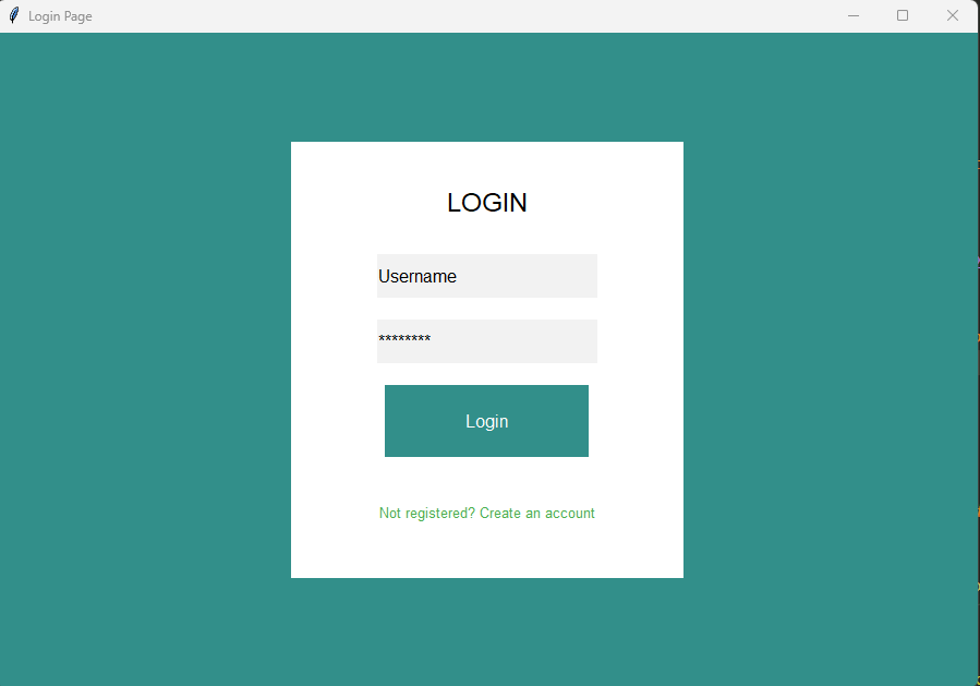 Create For You User Login System Using Python With Tkinter Module By