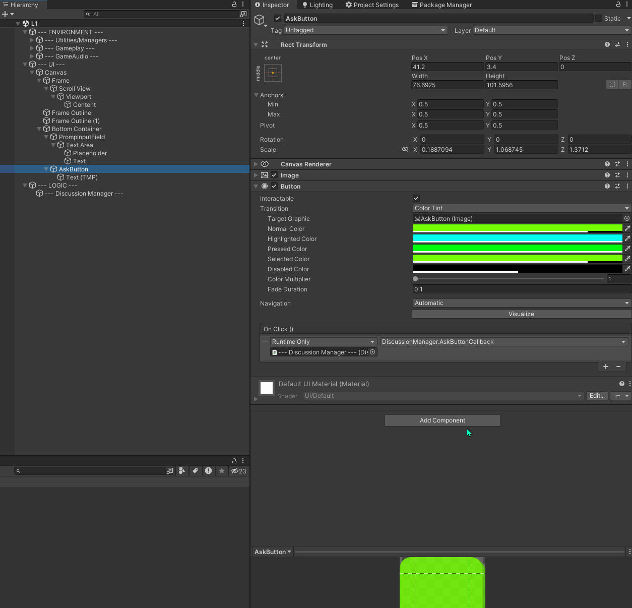 Unity Interactive Ui