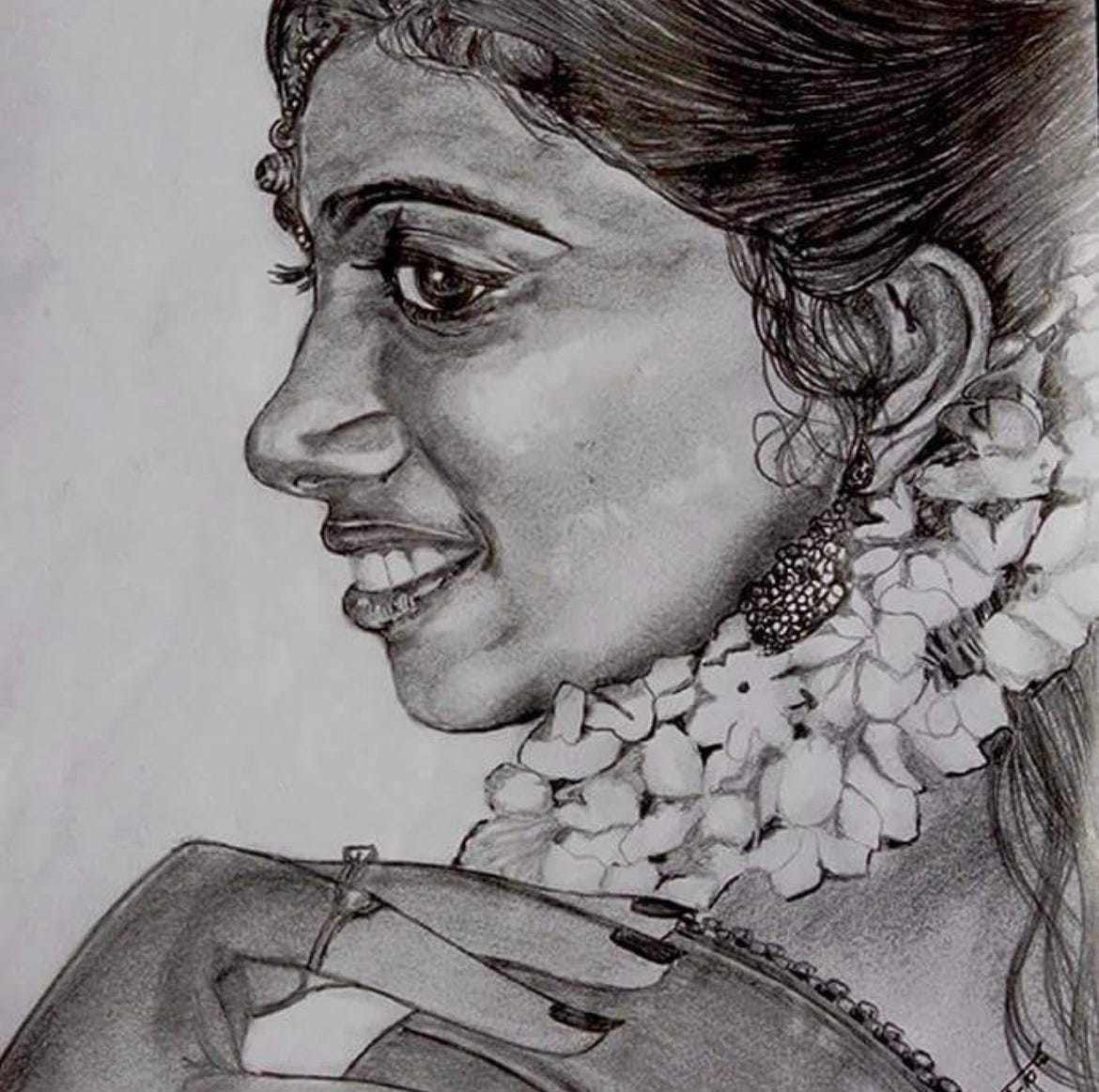 Black Indian Pencil Drawings